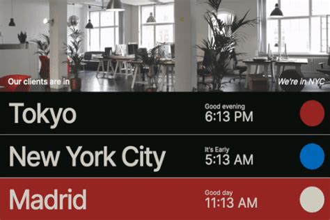 Local Timezones Utility Webflow