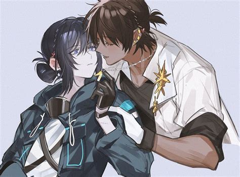 Doctor Thorns And Female Doctor Arknights Drawn By Pienahenggou Danbooru