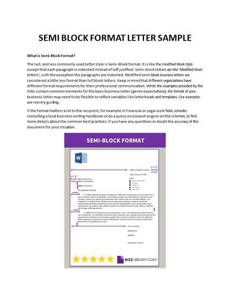 Modified Block Letter Template Word Sarseh Com