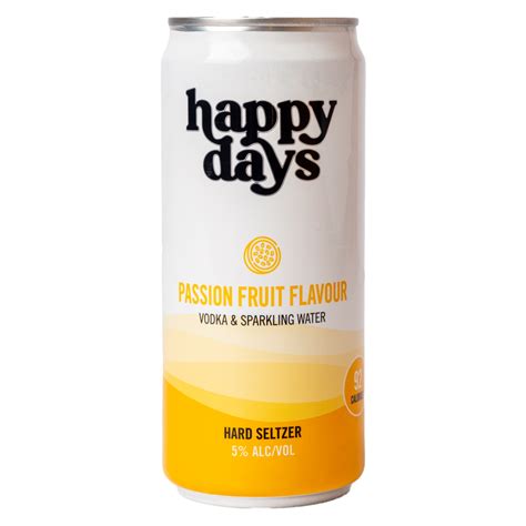 Happy Days Passion Fruit 24x300ml Cape Brewing Company