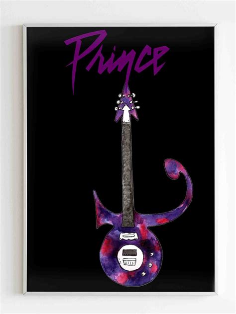 Prince Symbol Guitar Poster Poster Art Design