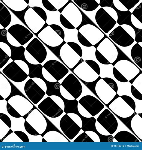 Seamless Diagonal Stripe And Circle Pattern Stock Vector Illustration Of Fabric Backdrop