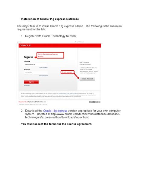 install oracle 11g express pdf