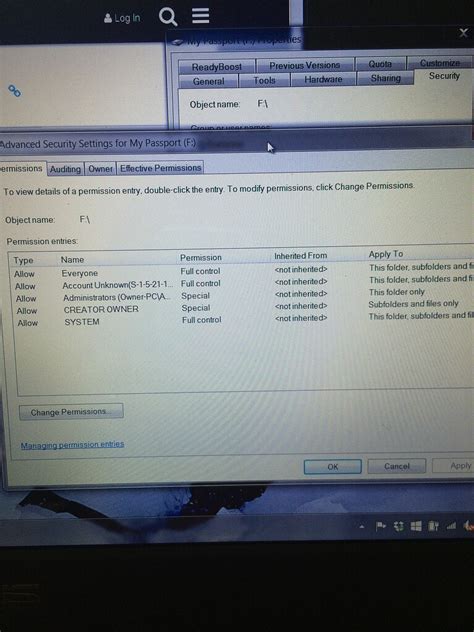Please Help Access Denied To Some Files Not All After Reinstalling Windows 7 Portable Ssd