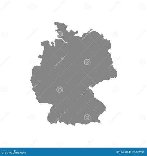 Vector Germany Map Stock Illustration Illustration Of Icon