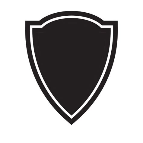Icon Design Of Numbers 1 To 10 Inside An Shield Vector Image