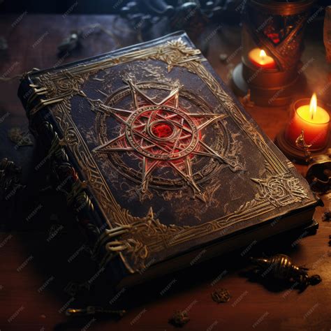 Premium Ai Image A Wizards Spellbook Filled With Ancient Incantations And Cryptic Symbols