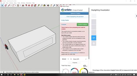 Sefaira Analysis Error Sefaira Sketchup Community