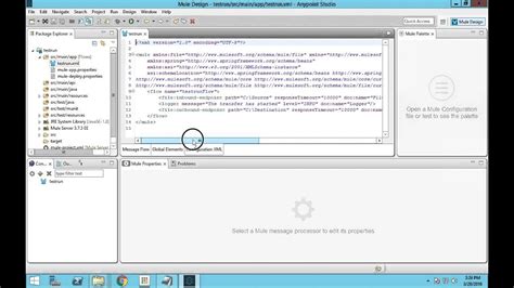 Mule Esb Tutorials How To Create A New Mule Project Video 2 Youtube