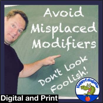 Misplaced Modifiers Worksheets Digital And Printable By HappyEdugator