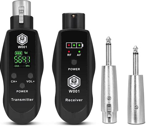 Uhf Wireless Xlr Transmitter And Receiver With 48v Power Reverb