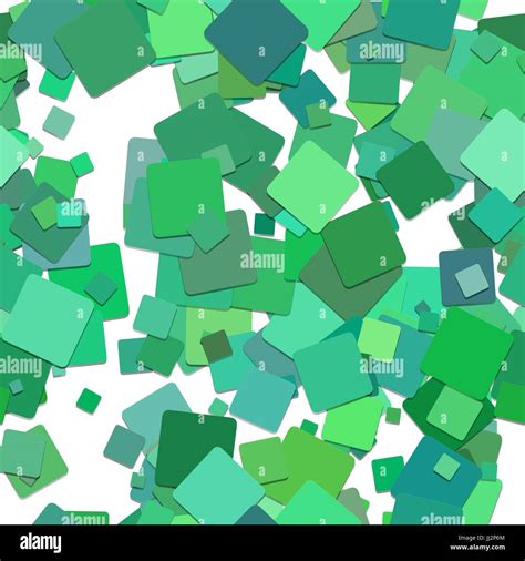Repeating Square Pattern Background Vector Graphic Design From Rotated Green Squares Stock