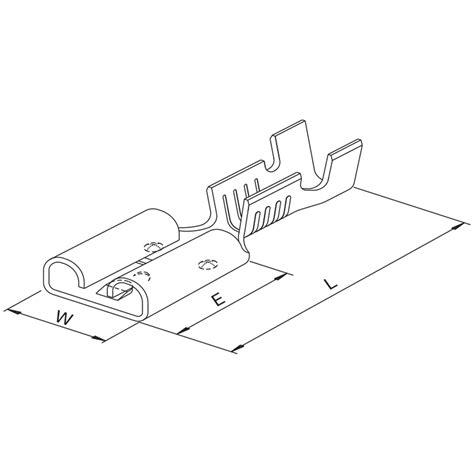 MESA Terminal Socket Connector TD Fast On Type