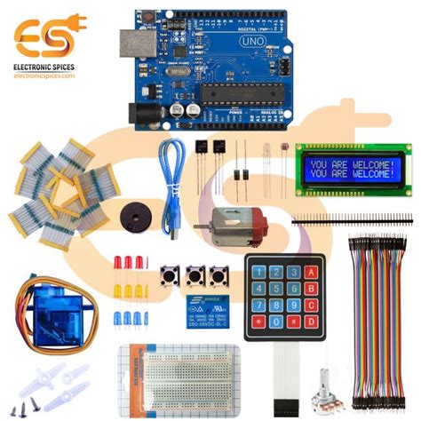 Basic Project Starter Kit Compatible With Arduino Ide And Uno R3 Diy Electronics Kit 127 Item