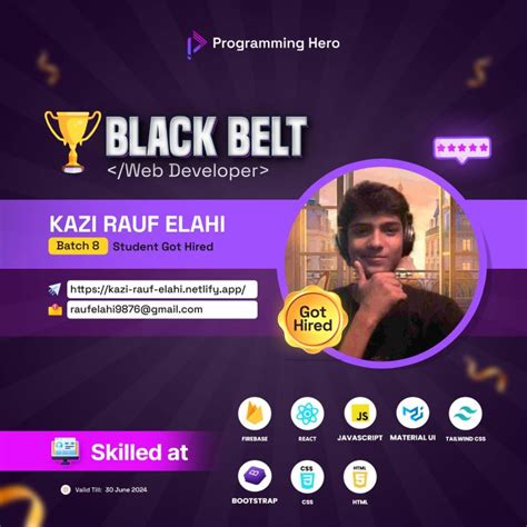 Kazi Rauf Elahi On Linkedin Alhamdulillah New Achievement Got Blackbelt