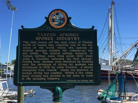 The Sponge Docks At Tarpon Springs