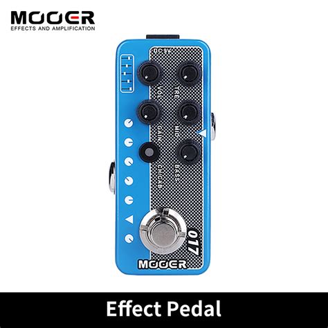 Mooer Digital Preamp Preamplifier Guitar Pedal Cabinet Simulation Dual