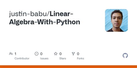 Linear Algebra With Python Linearalgebrausingpythonchapter 1 Ipynb At Main · Justin Babu Linear