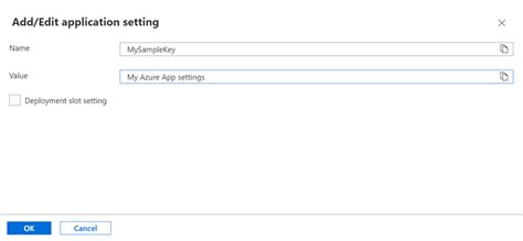 Read Azure App Settings From Net
