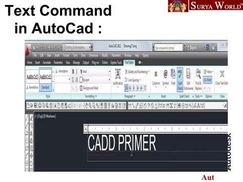 AutoCad 1 Pptx 3 D Graphics Computer Software And Applications