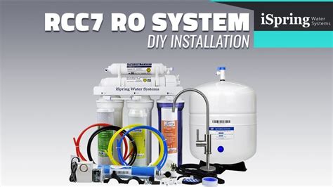 ISpring Reverse Osmosis Water Filter RCC Installation