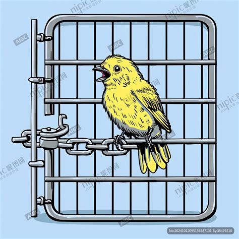 Ai创作图鹦鹉图片鸟笼 鸟笼图片 笼中的小鸟 笼养鸟种 被囚禁的小鸟 囚禁的小鸟 鸟笼子鸟笼装饰 提笼架鸟 笼子里的小鸟 黄雀笼 黄蓝色床头