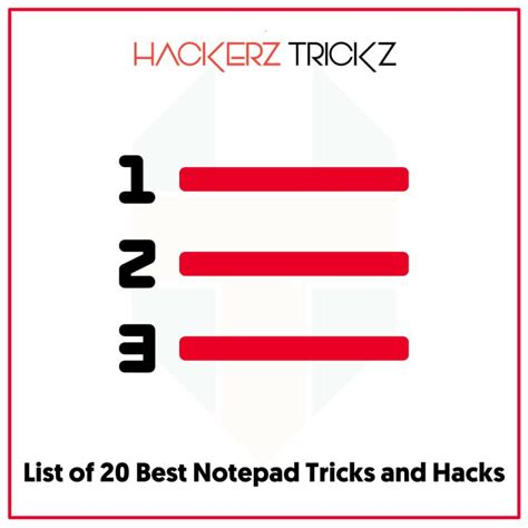 21 Best Notepad Tricks Hacks And Commands In 2025 Hackerztrickz