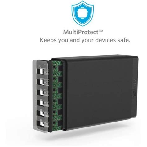 Raspberry Pi Cluster Power Supply Anker Power Port 6 60w