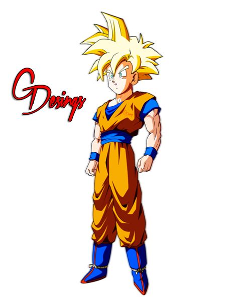 Gohan Ssj Render By Gokudesings On Deviantart