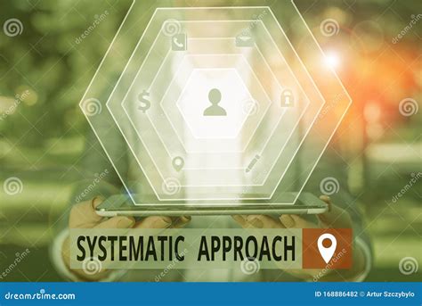 Word Writing Text Systematic Approach Business Concept For A Process
