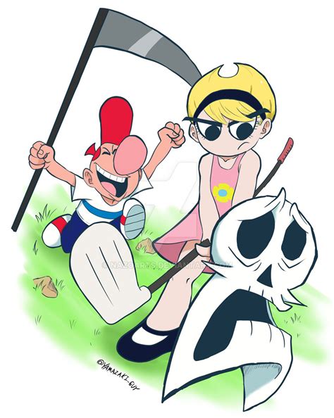 Grim Billy And Mandy By Nazoarts On Deviantart