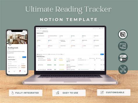 Ultimate Reading Notion Template Book Tracker Notion Template
