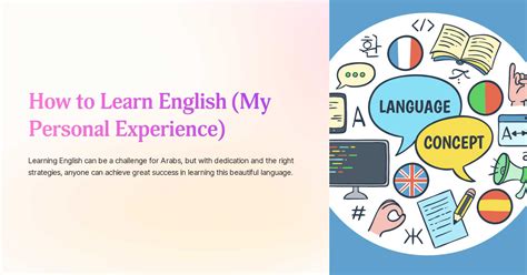 how to learn english my personal experience