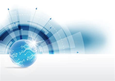 Vector Digital Global Technology Concept Abstract Background Stock Vector Illustration Of