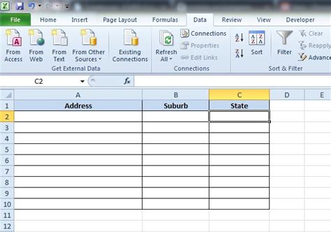 Creating Dropdowns In Excel 2010 Using Data Validation And Named Ranges Derek S Den