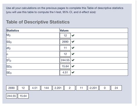 Use All Your Calculations On The Previous Pages To Chegg Com