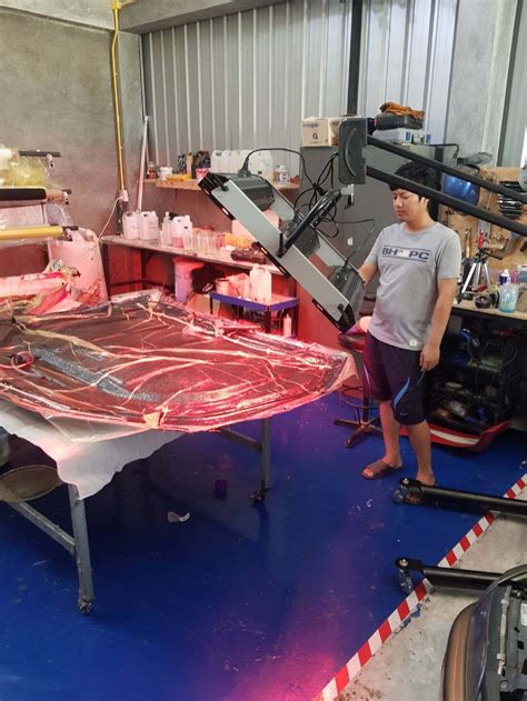 ไฟอบอินฟาเรท อินฟาเรท แผงอบอินฟาเรด แบบ 2 โคม 3 โคม Sg Infrared สำหรับอู่ทำสี ร้านเคลือบสี มี