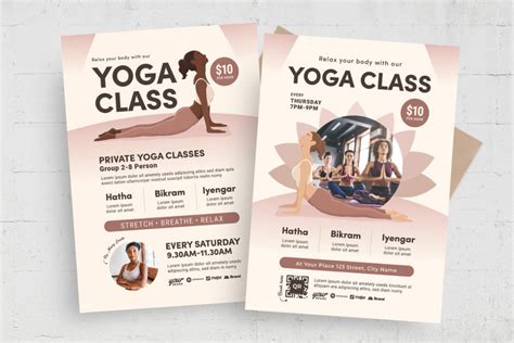 Yoga Class Flyer Template Ai Eps Brandpacks