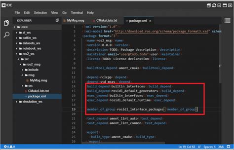 Ros Tutorials How To Create A Ros Custom Message The Construct