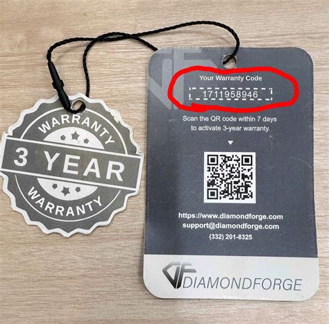 Find For Warranty Code Diamond Forge