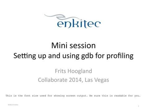 Mini Session Using Gdb For Profiling Pdf Operating Systems