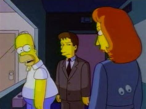 The X Files On The Simpsons