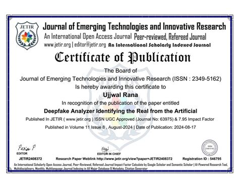 Ujjwal Rana On Linkedin Research Deepfake Ai Cnn Machinelearning