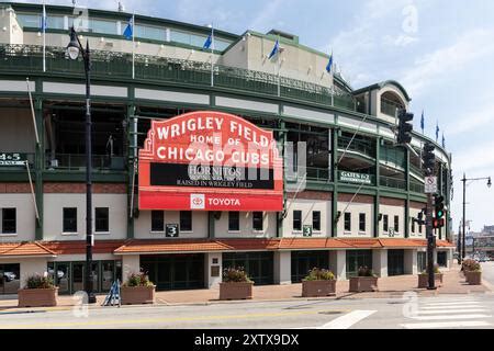 The Exterior Major League Baseballs Chicago Cubs Wrigley Field