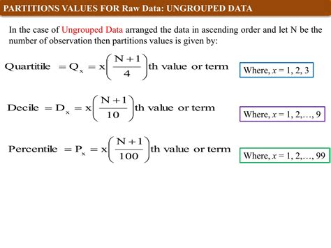 Statistical Methods Quartile Decile Percentilepptx