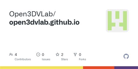 Github Open3dvlab
