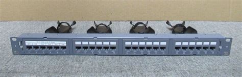 Commscope 811889 Systimax 360 24 Port Cat6 Utp Patch Panel Rear Cable Management