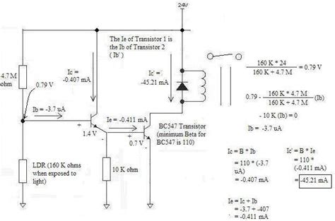 How To Activate Relay Using Transistor Physics Forums