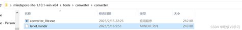 【模型转换】将 mindir文件转换成 ms文件（windows篇） mindspore的使用 ms文件 csdn博客